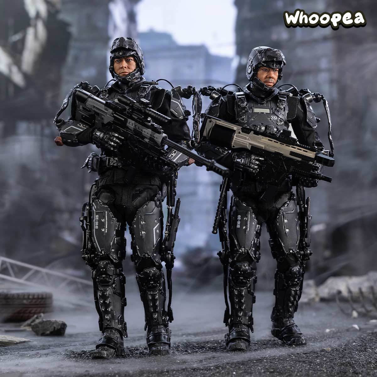 POP MART Warriors of Future Tyler/Johnson Cheng 1/8 Collectible Action ...