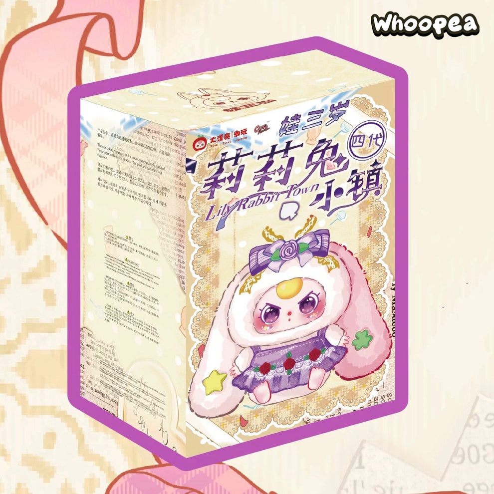 Baby Three-Lily Rabbit Town V4 Plush Dolls, Blind Box – WHOOPEA