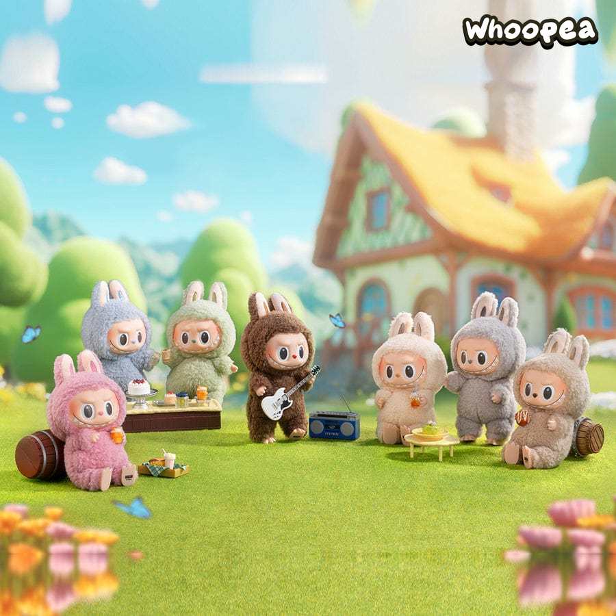 Labubu The Monsters Exciting Macaron Series Plush Pendant Blind Box ...