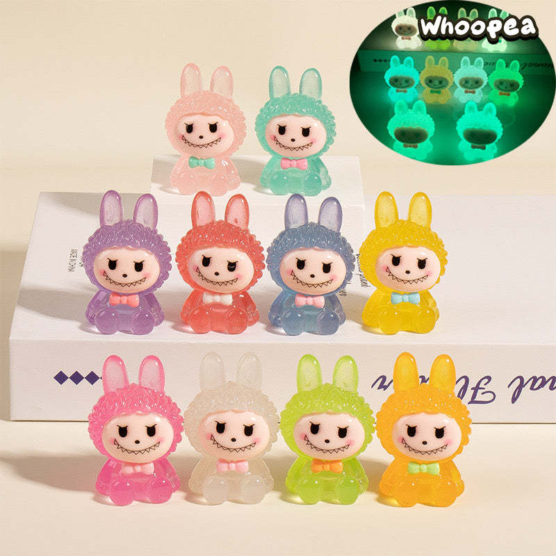 Labubu Collection, Mini Figures, 10 Colors, Luminous and Regular – WHOOPEA