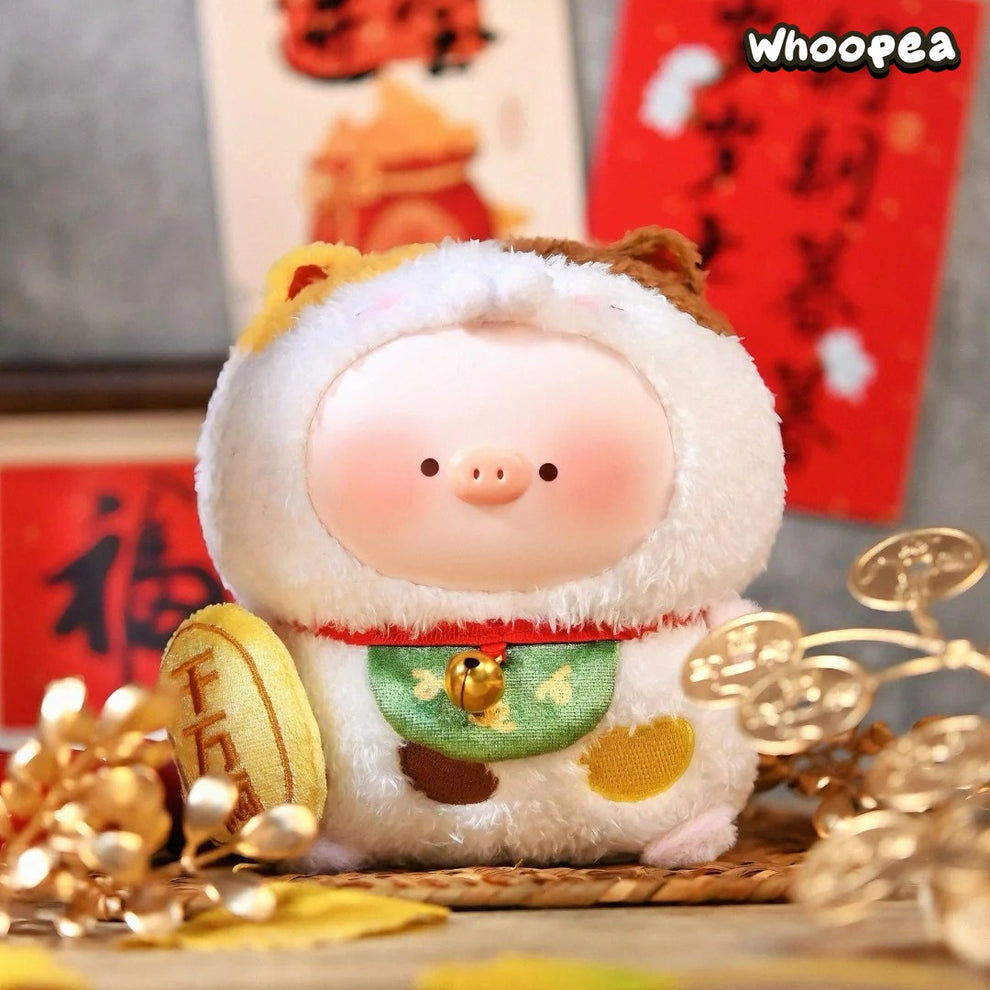 Tian Bao Piggy Fortune Cat Series Vinyl Plush Blind Box – WHOOPEA