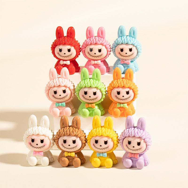 Labubu Collection, Mini Figures, 10 Colors, Luminous and Regular – WHOOPEA